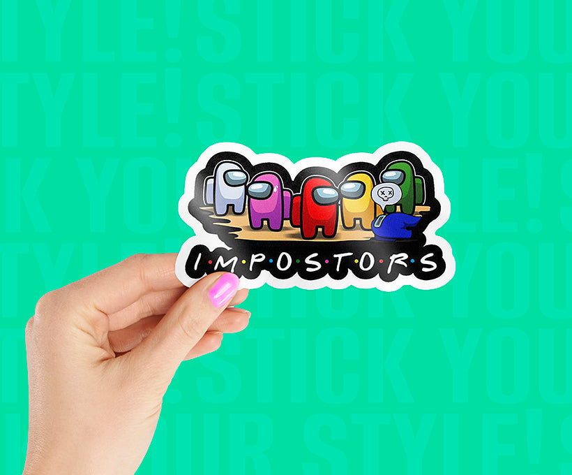 Among Us Trust No One Sticker – Stickkar.in